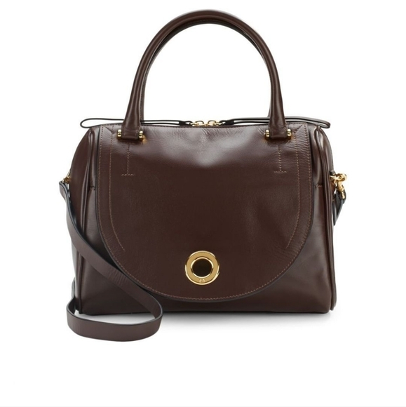 Halston Heritage | Bags | Nwt Halston Syrah Leather Satchel 495 | Poshmark